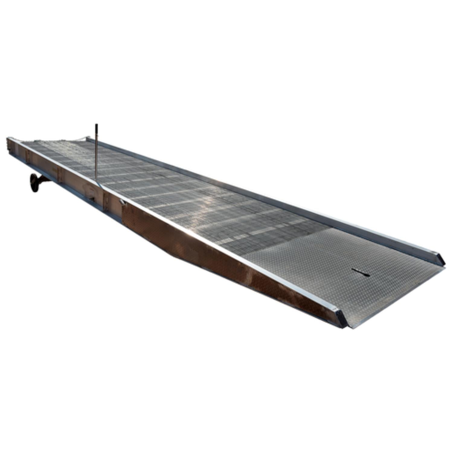 Vestil Aluminum/Steel Yard Ramp Grating 74 In. x 30 Ft. 16,000 Lb. Cap