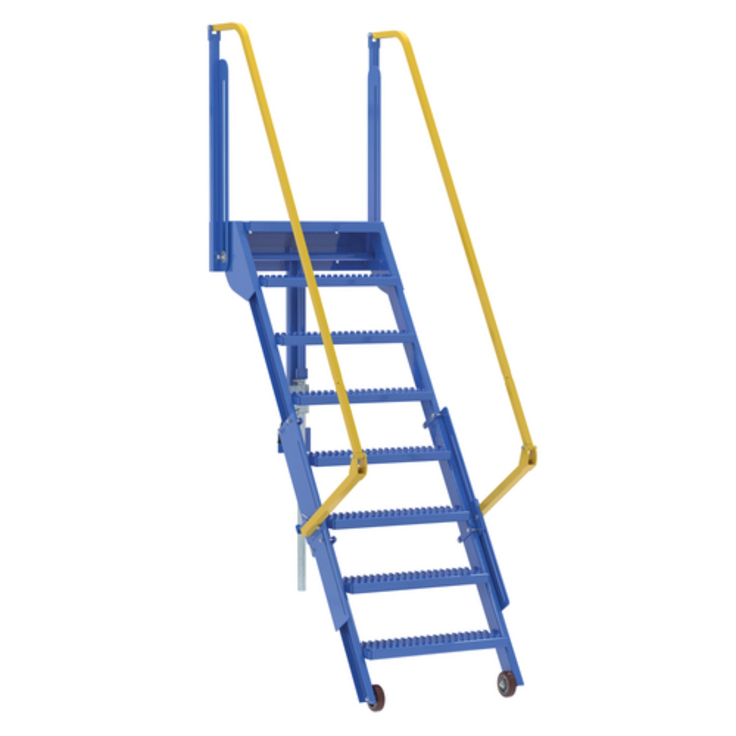 Vestil Steel Folding Mezzanine Ladder 72 In. Mezzanine Height 24-1/4 I