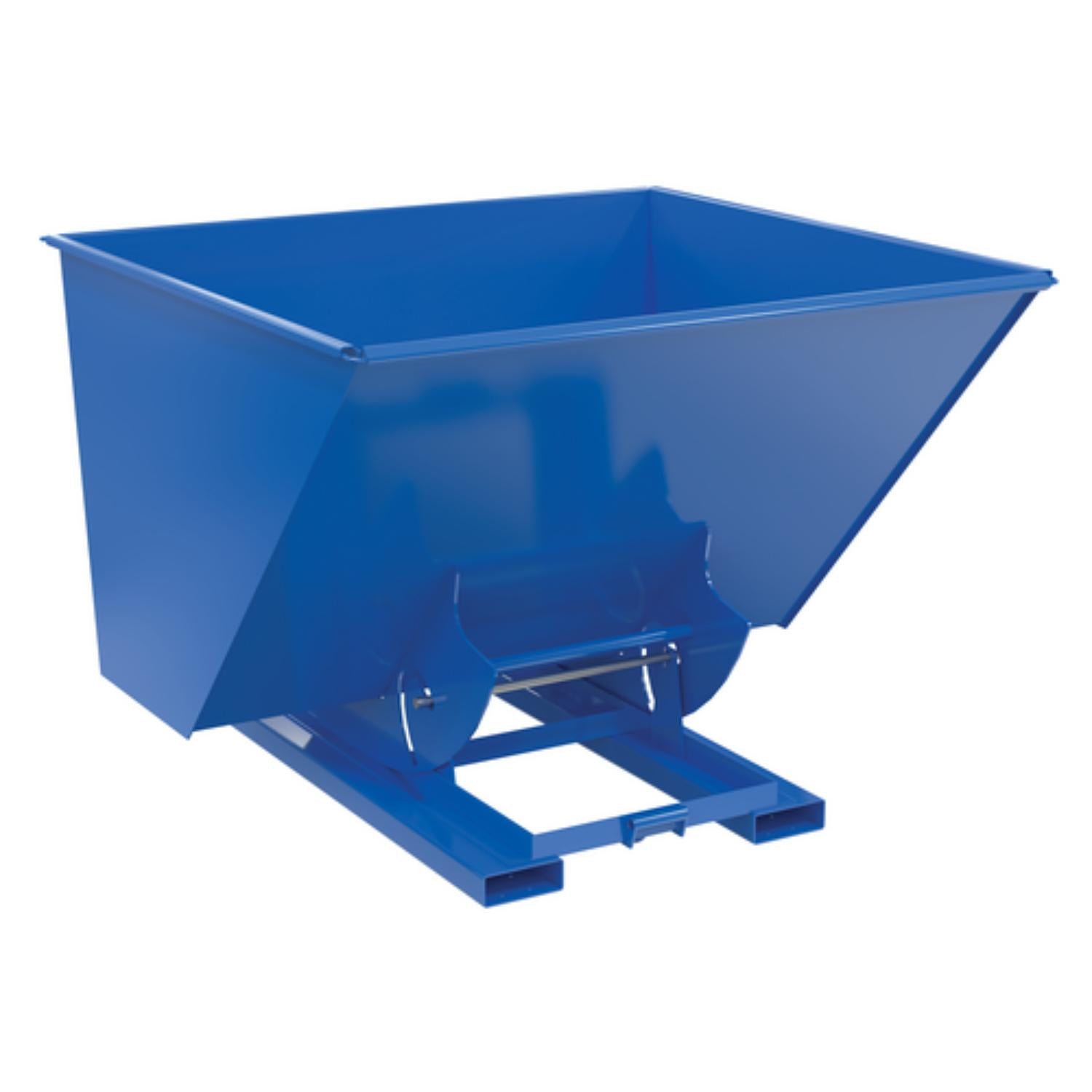 Vestil Steel Heavy Duty No Bump & Dump Hopper 2-1/2 Cubic Yard 6000 Lb