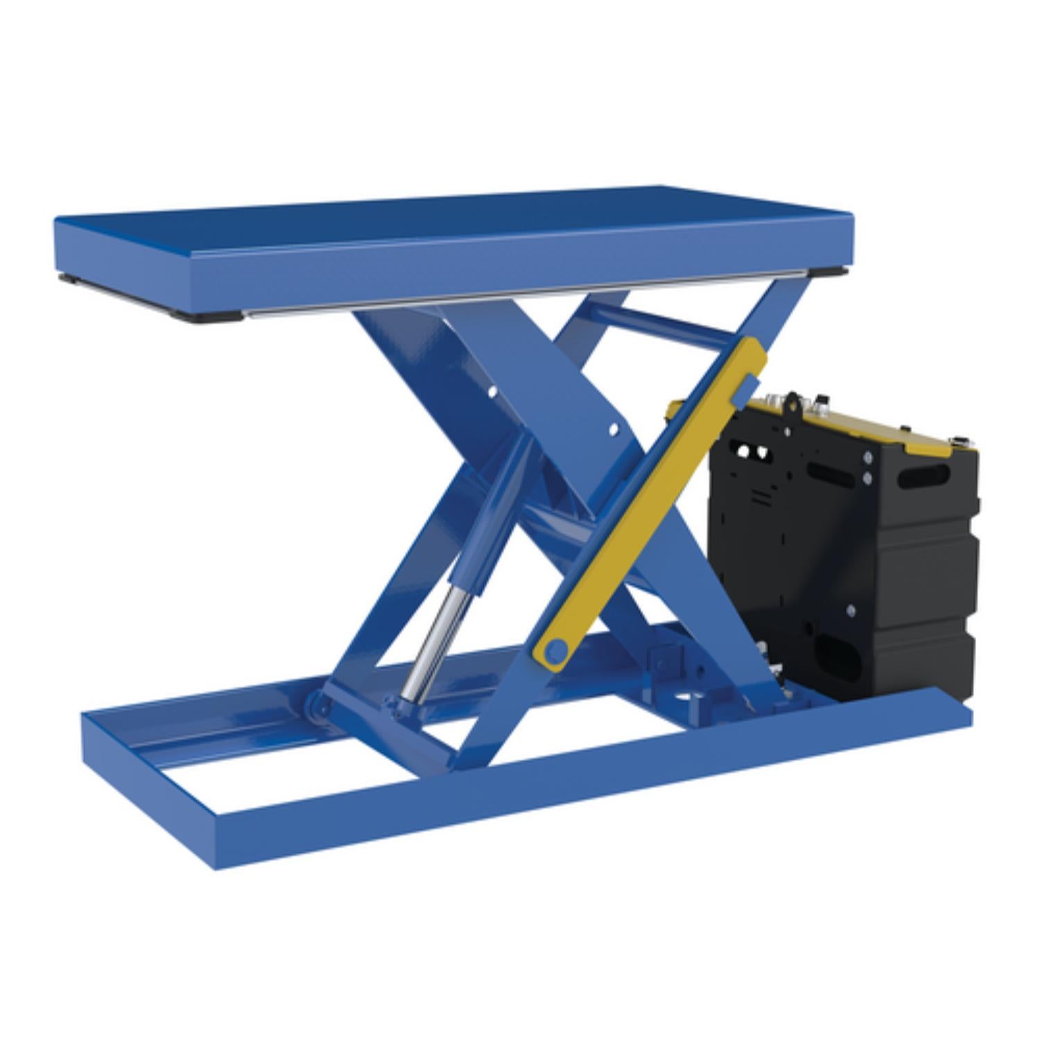 Vestil Steel Scissor Lift Table DC Power 54-1/8 In. x 32-1/2 In. x 32